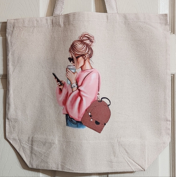 Bags | Handmade Canvas Tote Bag | Poshmark